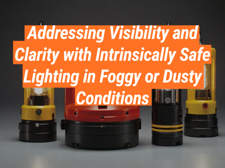 Improving Visibility and Clarity with Intrinsically Safe Lighting in ...