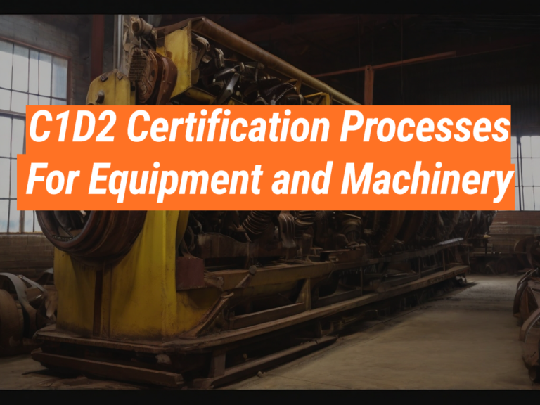 Safety: C1D2 Certification for Equipment & Machinery - Intrinsically ...