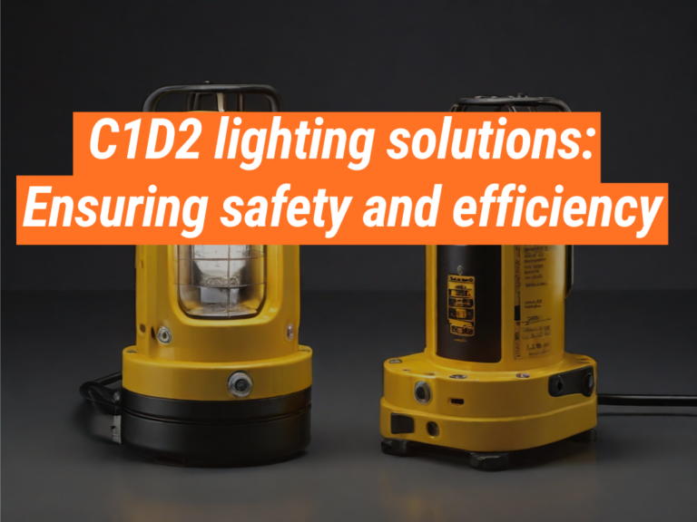 Enhancing Safety and Efficiency with C1D2 Lighting - Intrinsically Safe ...