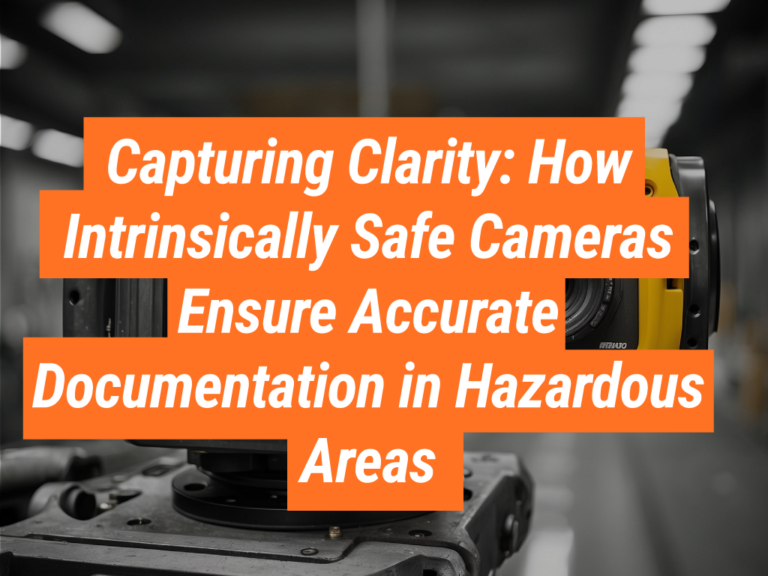 Intrinsically Safe Cameras: Ensuring Accuracy in Hazardous Areas - Intrinsically Safe Store
