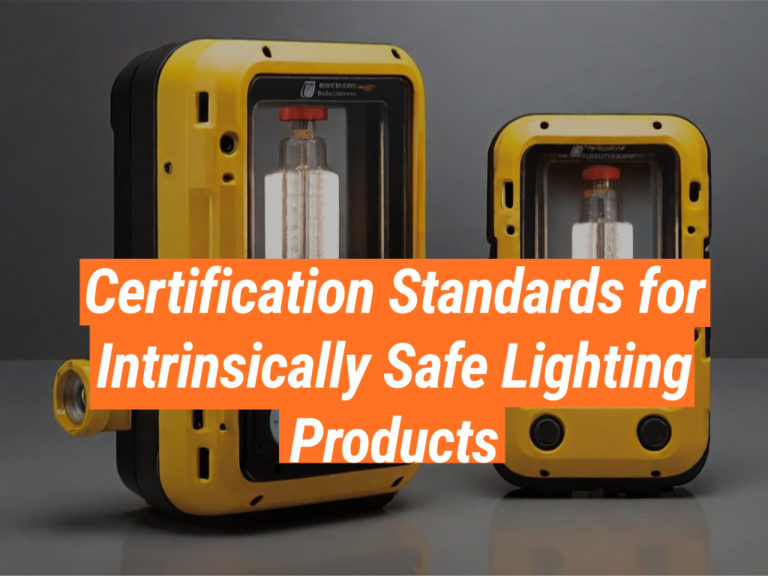 Intrinsically Safe Lighting Compliance: Meeting Certification Standards ...