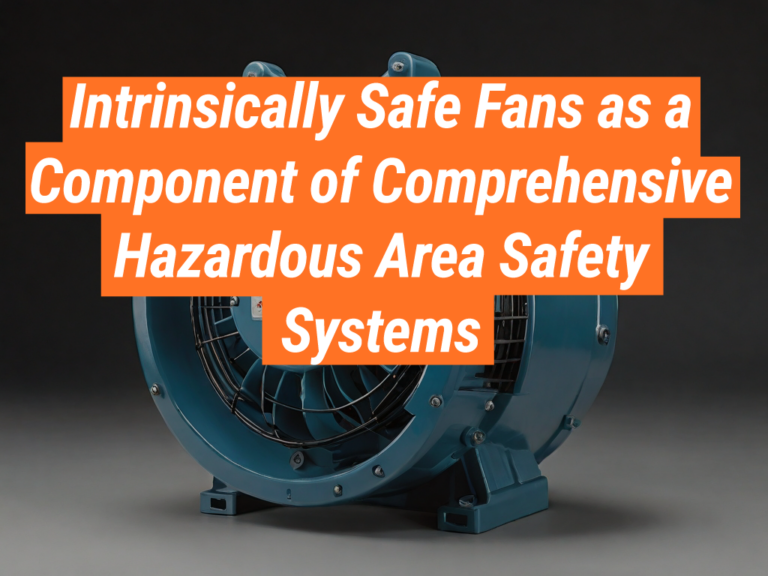 Intrinsically Safe Fans: Vital Component in Hazardous Area Safety - Intrinsically Safe Store