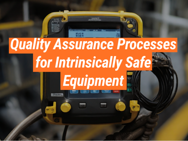 Intrinsically Safe Equipment Integrity: Quality Assurance ...