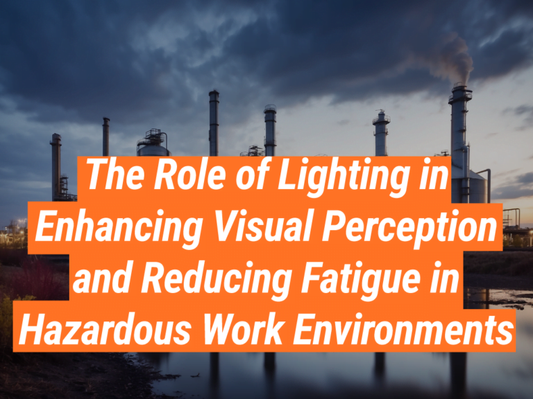 Lighting's Role in Hazardous Work Environments - Intrinsically Safe Store
