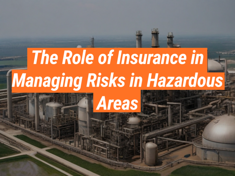 Risk Management & Insurance in Hazardous Areas - Intrinsically Safe Store