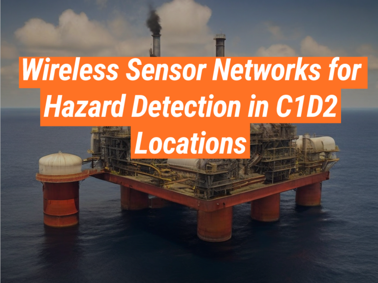 Wireless Sensor Networks for Safety: Hazard Detection in C1D2 Locations ...