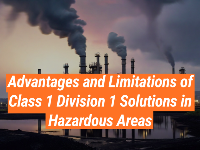 Advantages & Limits: C1D1 Solutions in Hazardous Areas - Intrinsically ...