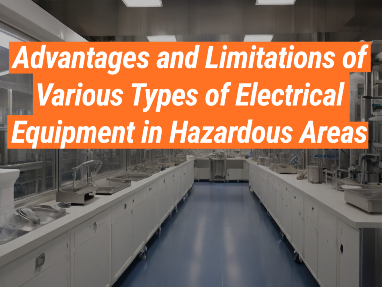 Advantages of Hazardous Electrical Equipment: Types & Limits ...