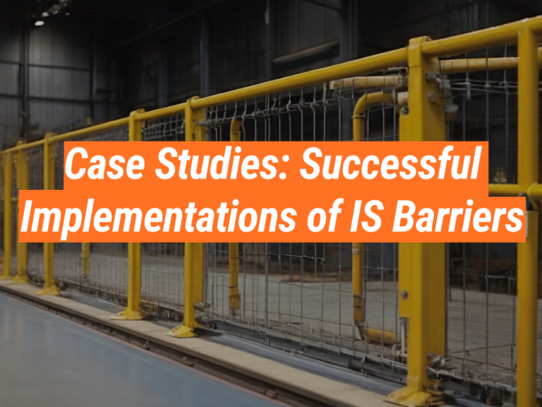 Case Studies: Successful IS Barrier Implementations - Intrinsically ...