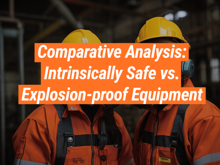 Safety in Comparison: Measures and Equipment Types - Intrinsically Safe Store