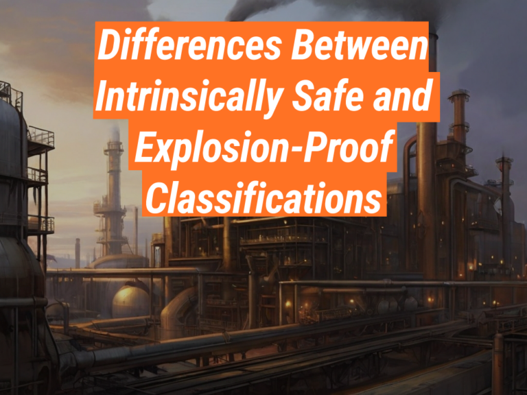 Differences: Intrinsically Safe vs. Explosion-Proof Equipment ...