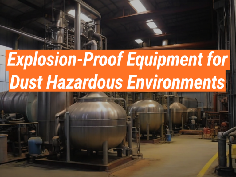 Explosion-Proof Gear for Dust Hazardous Environments - Intrinsically ...