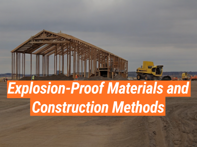 Explosion-Proof Materials: Enhancing Safety In Construction Sites