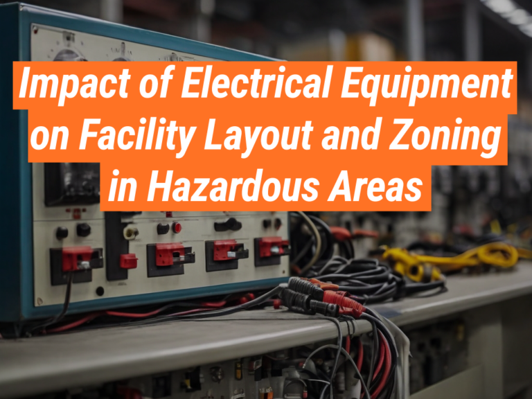 Zoning Impact on Electrical Equipment in Hazardous Areas ...