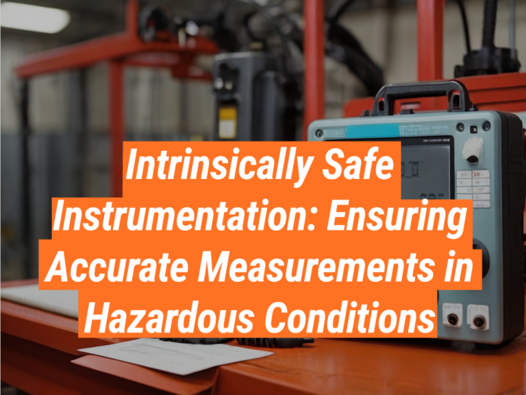 Intrinsically Safe Instrumentation: Enhancing Accuracy - Intrinsically ...