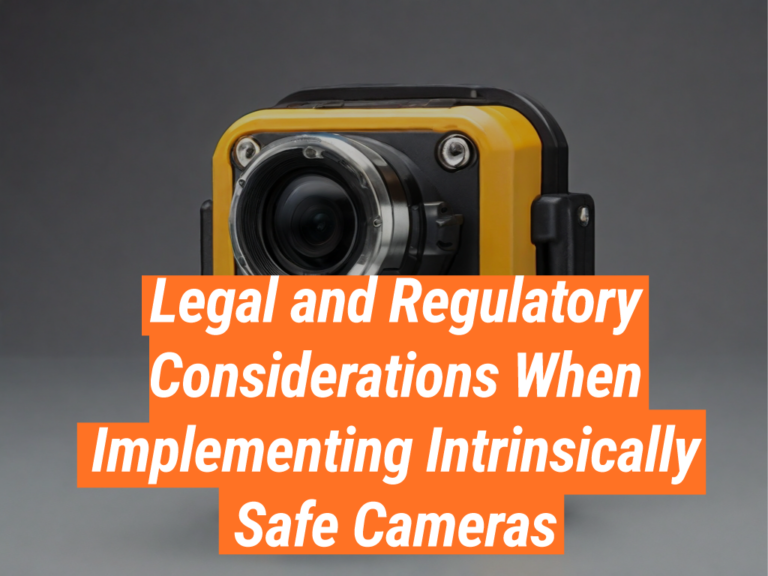 Intrinsically Safe Cameras: Legal and Regulatory Considerations ...