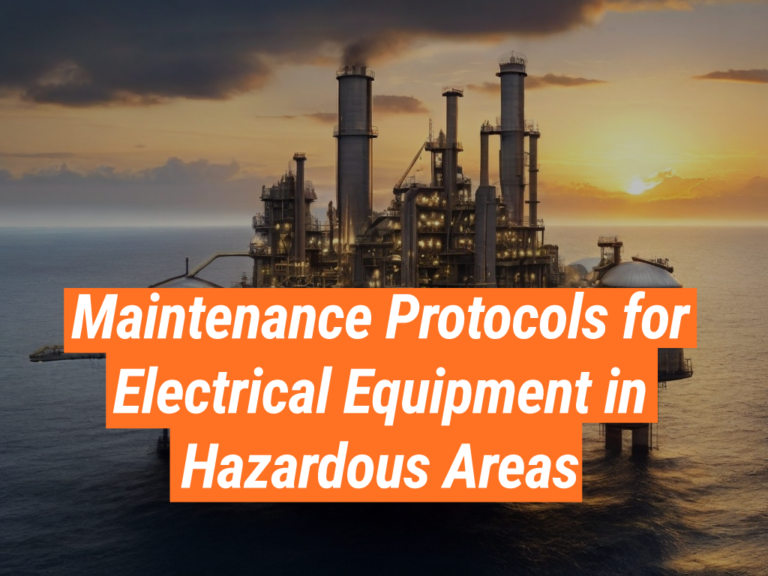 Maintenance Protocols for Electrical Equipment in Hazardous Areas ...