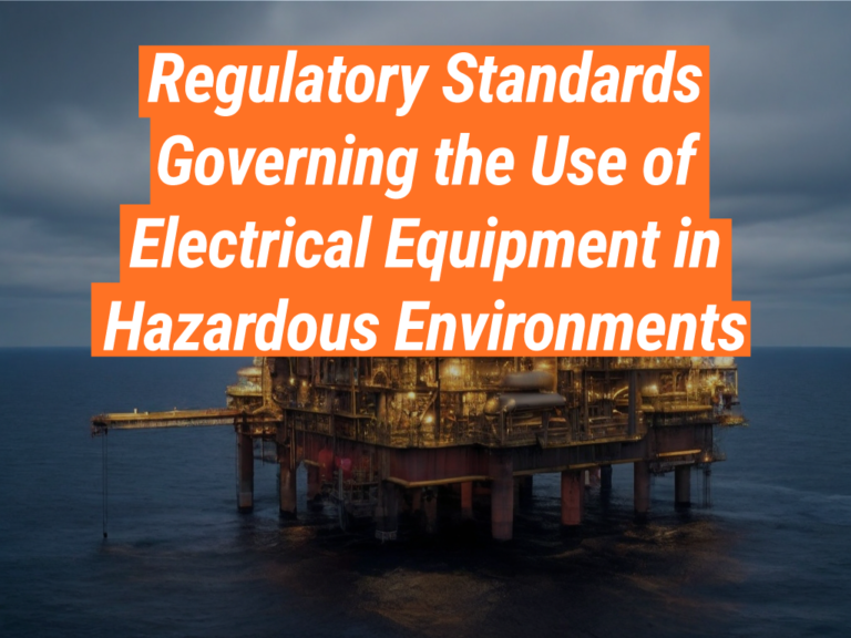 Hazardous Environments: Electrical Equipment Regulations ...