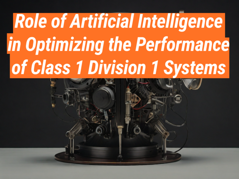 Role of Artificial Intelligence in Optimizing C1D1 Systems - Intrinsically Safe Store