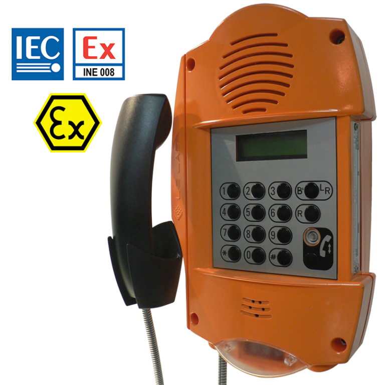 Explosion-proof Ex II2GD telephone TLA 2229 A1 - Intrinsically Safe Store
