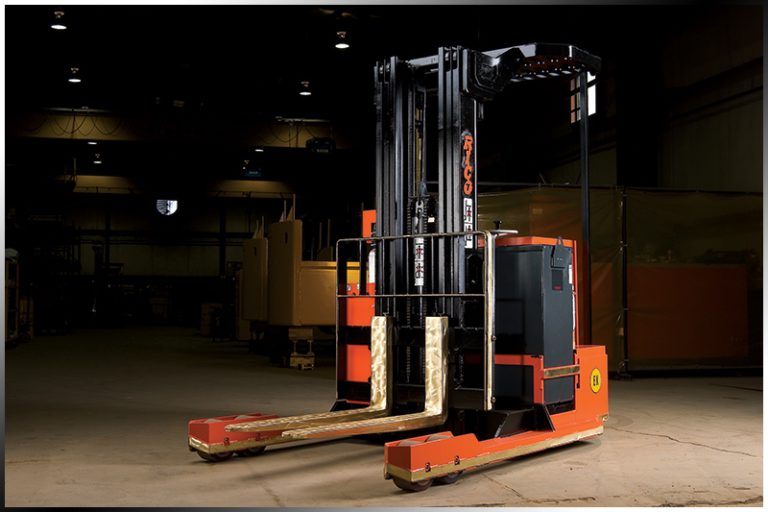 Explosion Proof Forklifts: Reliable Rico Ex Reach Straddle Forklifts