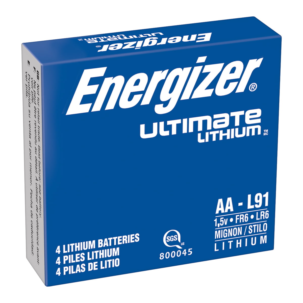 Intrinsically Safe Battery Energizer L91 H4 Ultimate Lithium AA