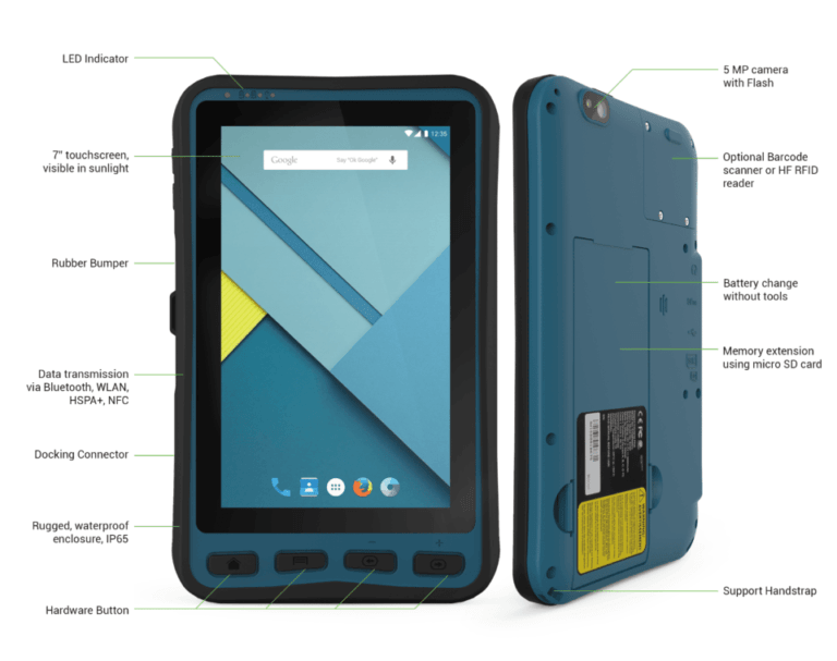 Bartec Lumen X7 Rugged Tablet - Intrinsically Safe Store