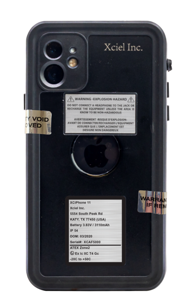 Intrinsically Safe iPhone XS Max Case ATEX Zone 2