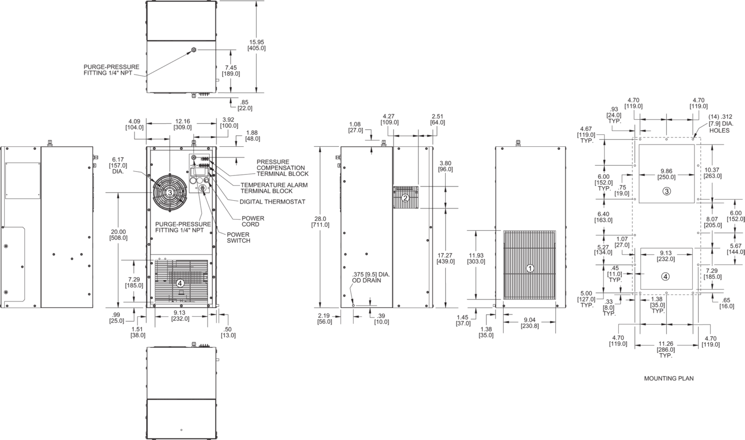 Kooltronic HL28LV Explosion Proof Air Conditioner - Intrinsically Safe ...