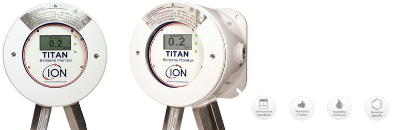 Ion Science Titan Detector: Intrinsically Safe Fixed Benzene Detector