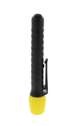 Intrinsically Safe Pen-Shaped Flashlight Ecom - 2AAA Penlight eLED