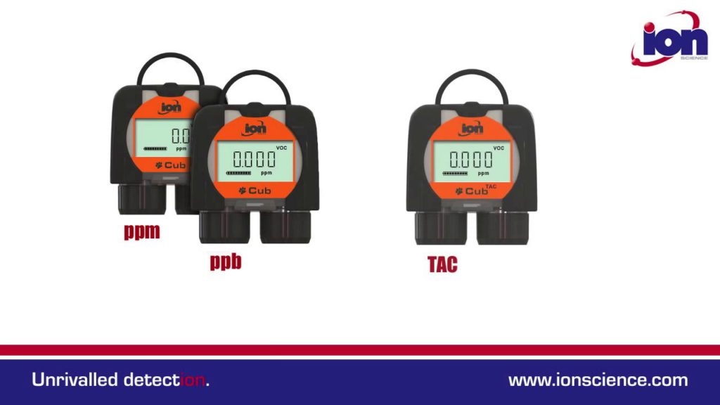 Intrinsically Safe Detector: Personal Voc Detector - Ion Science Cub
