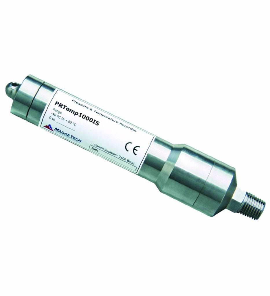 MadgeTech Pressure and Temperature Data Logger - Intrinsically Safe Store